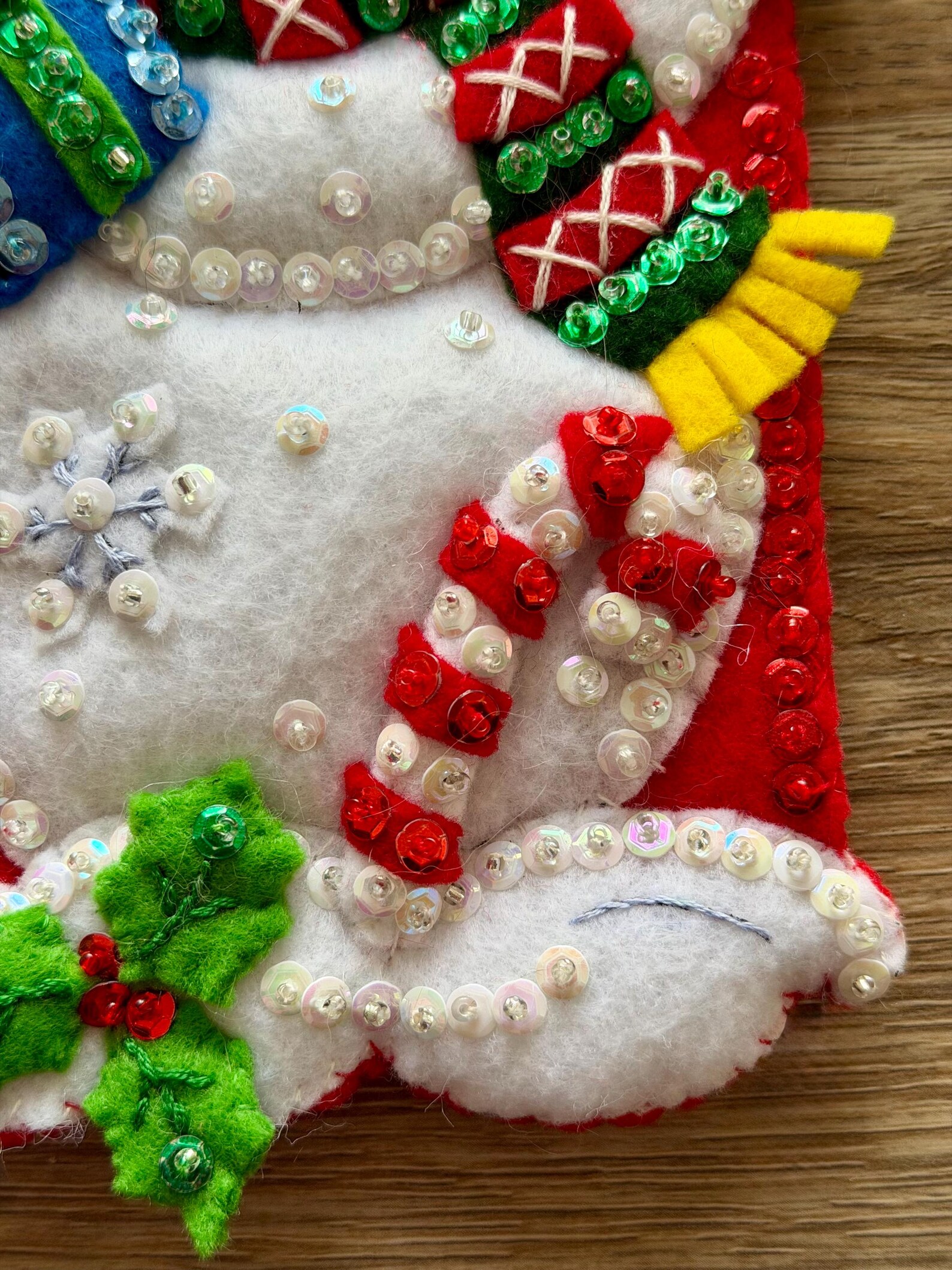 Finished Bucilla Holiday Felt Door Hanger (each Sold Separately) - Etsy