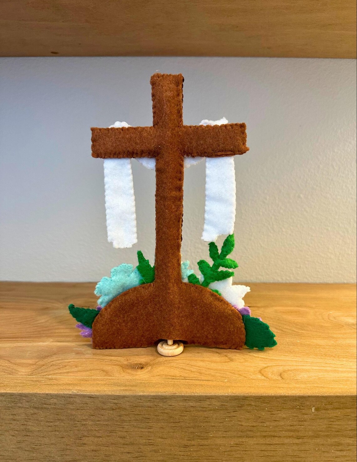 Finished Merrystockings THE MANTEL SERIES - He is Risen Easter Cross - Etsy