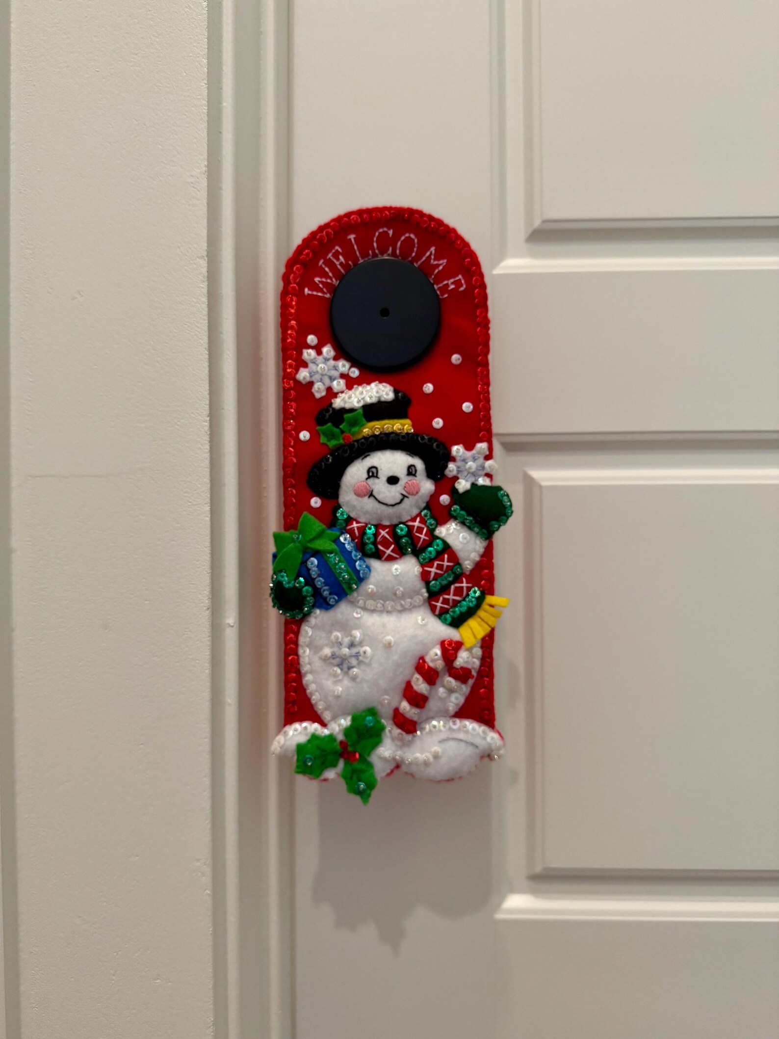 Finished Bucilla Holiday Felt Door Hanger (each Sold Separately) - Etsy