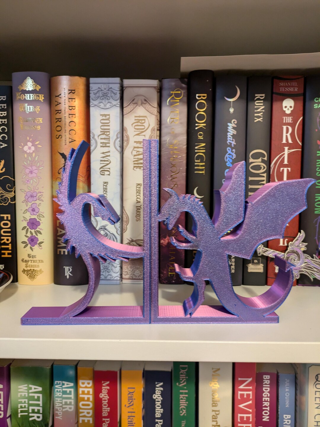 Phoenix and Dragon Bookends - Etsy
