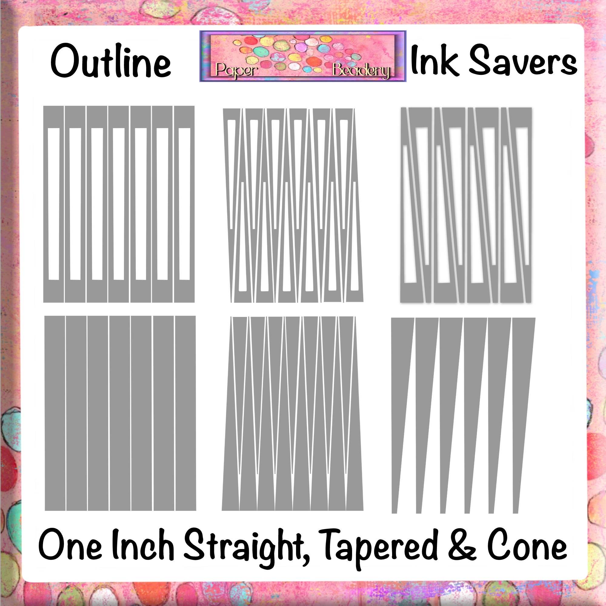 7 Paper Bead Styles Outline Ink Saver SVG, Jpg,png, Pdf. Create Your ...
