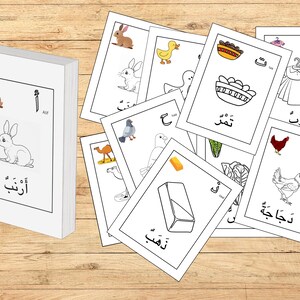 Arabic Alphabet Coloring Book - Digital Learning Resource PDF Format ...