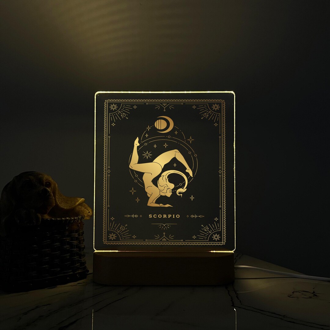 Scorpio LED Light Stand, Gift for Womens, Gift for Best Girls, Gift for ...