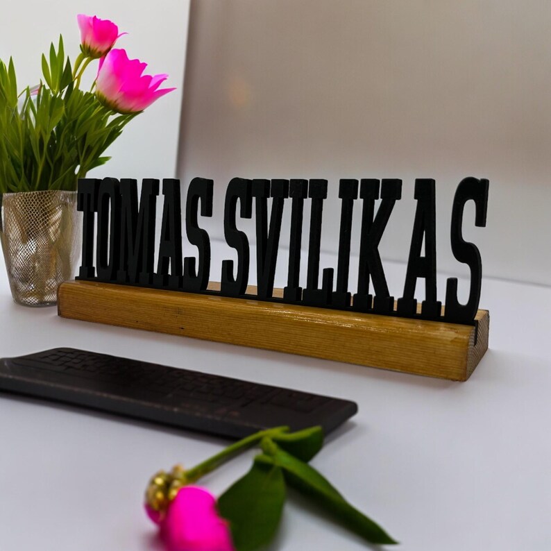 Custom Personalized Name Plate, Officers, Gift for Officers ...