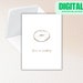 Funny Bagel-themed Card | Printable | Instant Download - Etsy