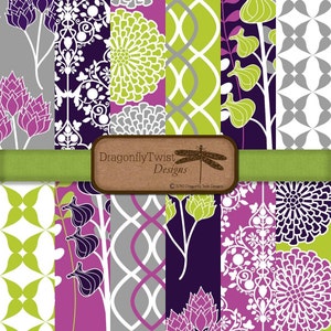 Digital Paper Pack (1008) 12 Sheets 12 X 12 Small Commercial Use - Etsy