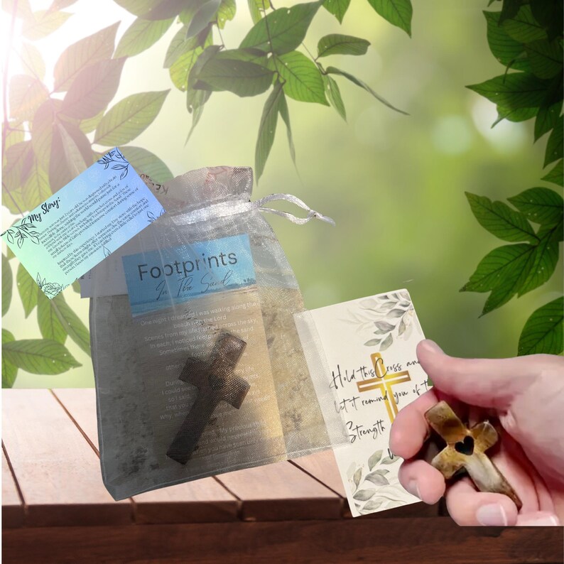 Bulk 6 Pocket Prayer Crosses Gift Ready, Church Favor Bundle, Baptism ...