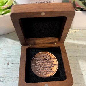 Inspirational Lord's Prayer Coin Christian Keepsake Token Praying Hands ...