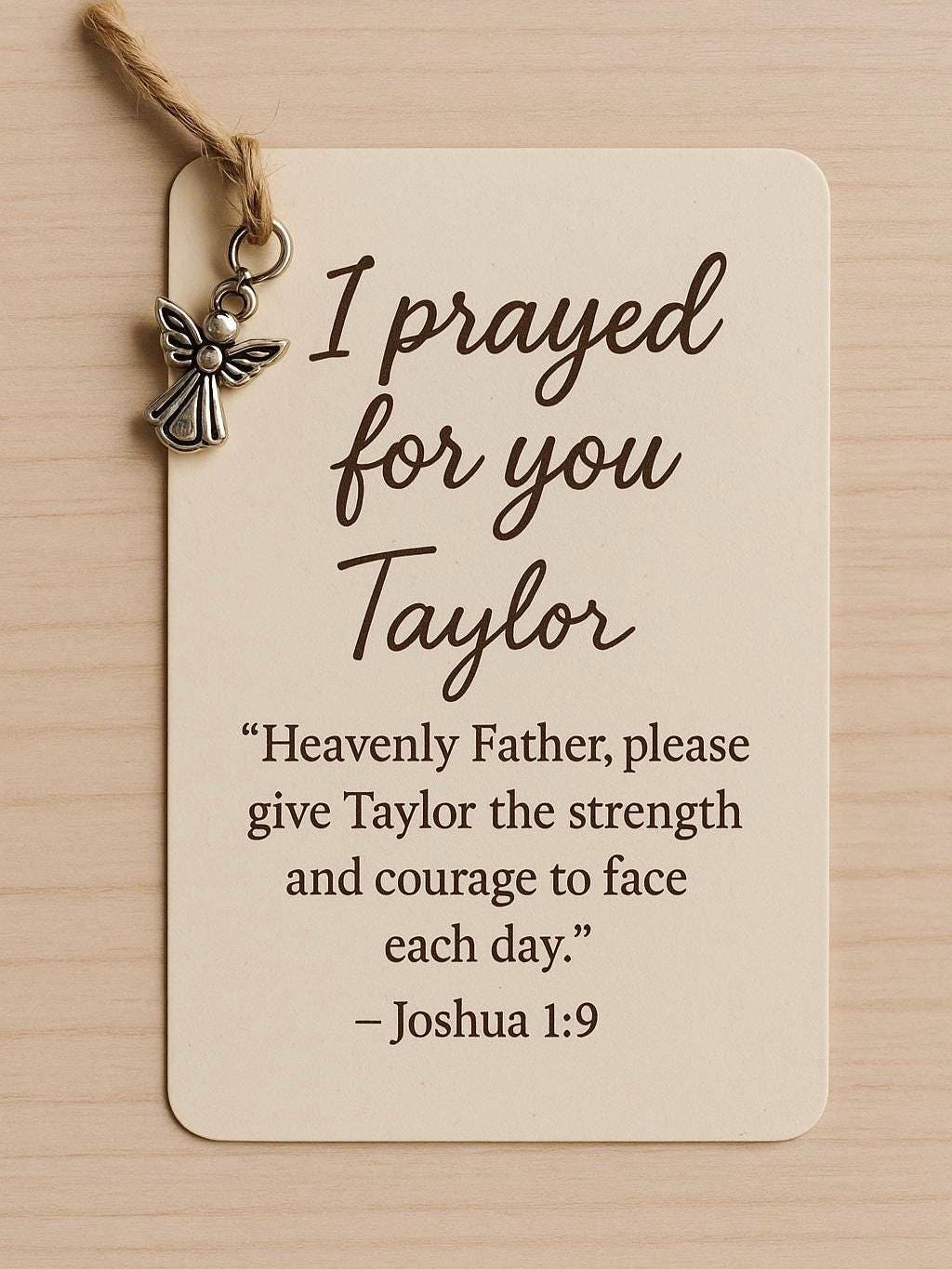 Personalized Prayer Gift, Pocket Cross Gift, Christian Encouragement ...