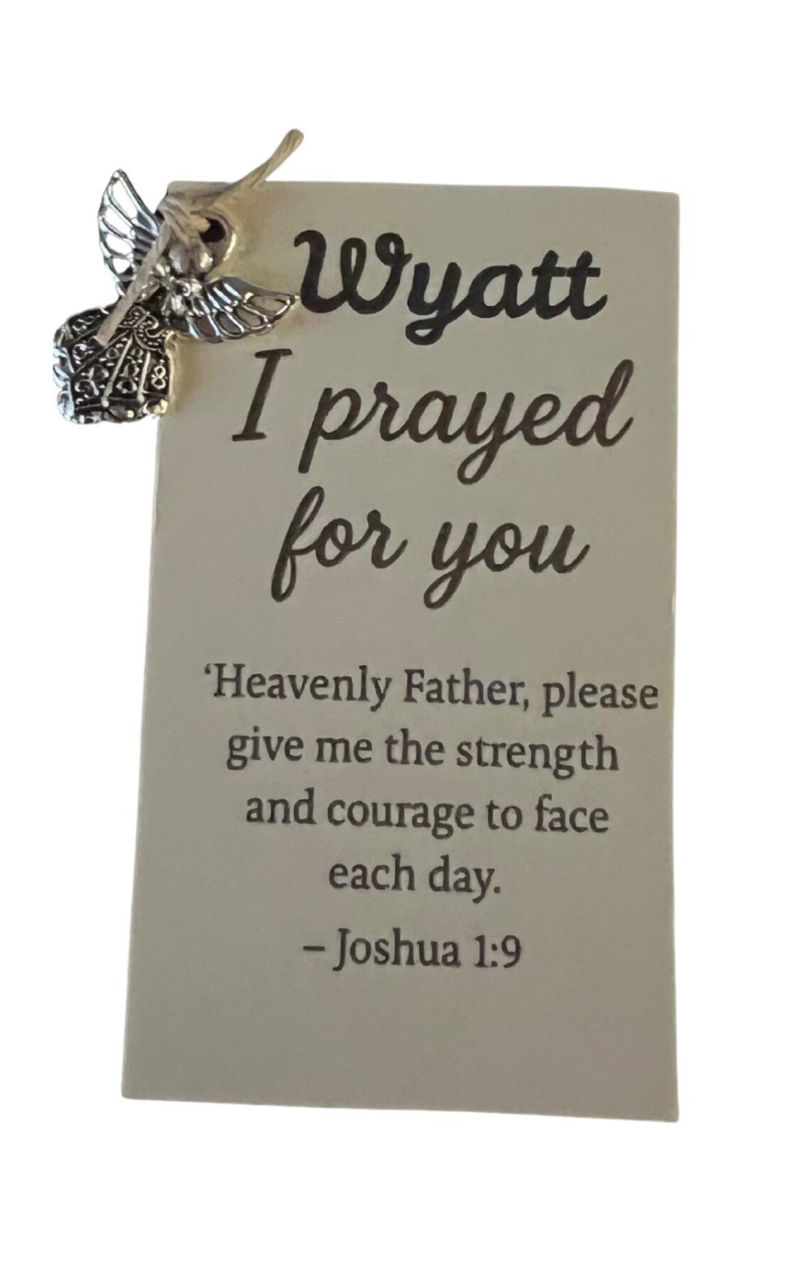 Personalized Prayer Card: Bible Verse, Encouragement Gift - Etsy