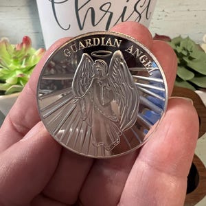 Guardian Angel Coin Token of Protection Angel Pocket Coin Gift ...