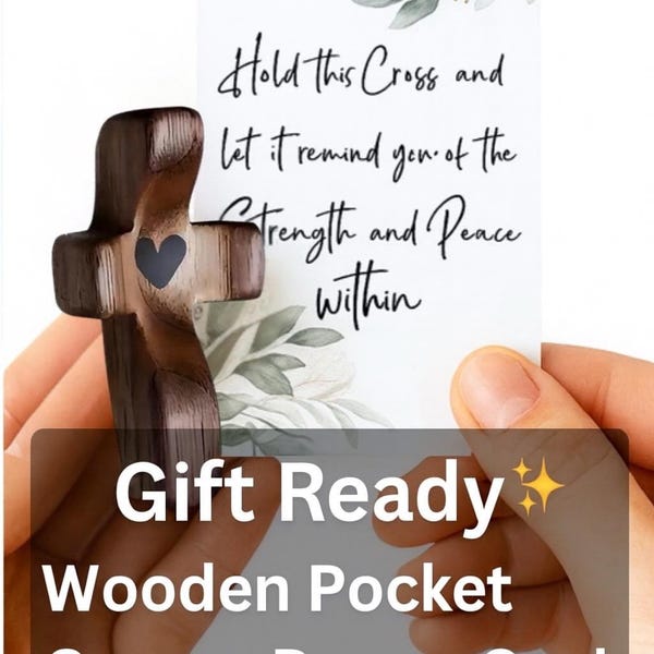 Hand Held Prayer Cross - Etsy