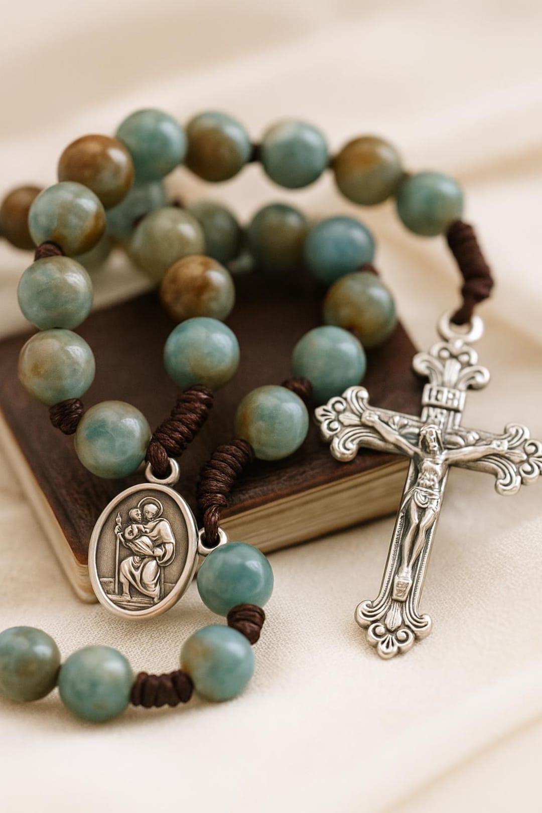 Handmade Rosary Beads Catholic Prayer Beads | Christian Gift for Her or ...