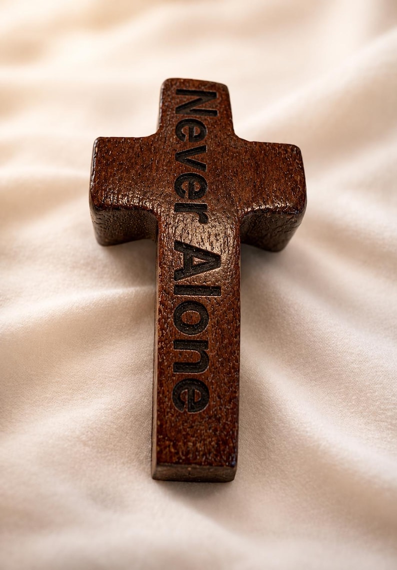 Personalized Scripture Cross, Pocket Prayer Cross, Christian Comfort ...