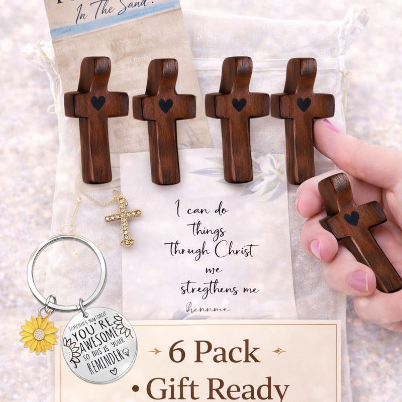 Hand Held Prayer Cross - Etsy