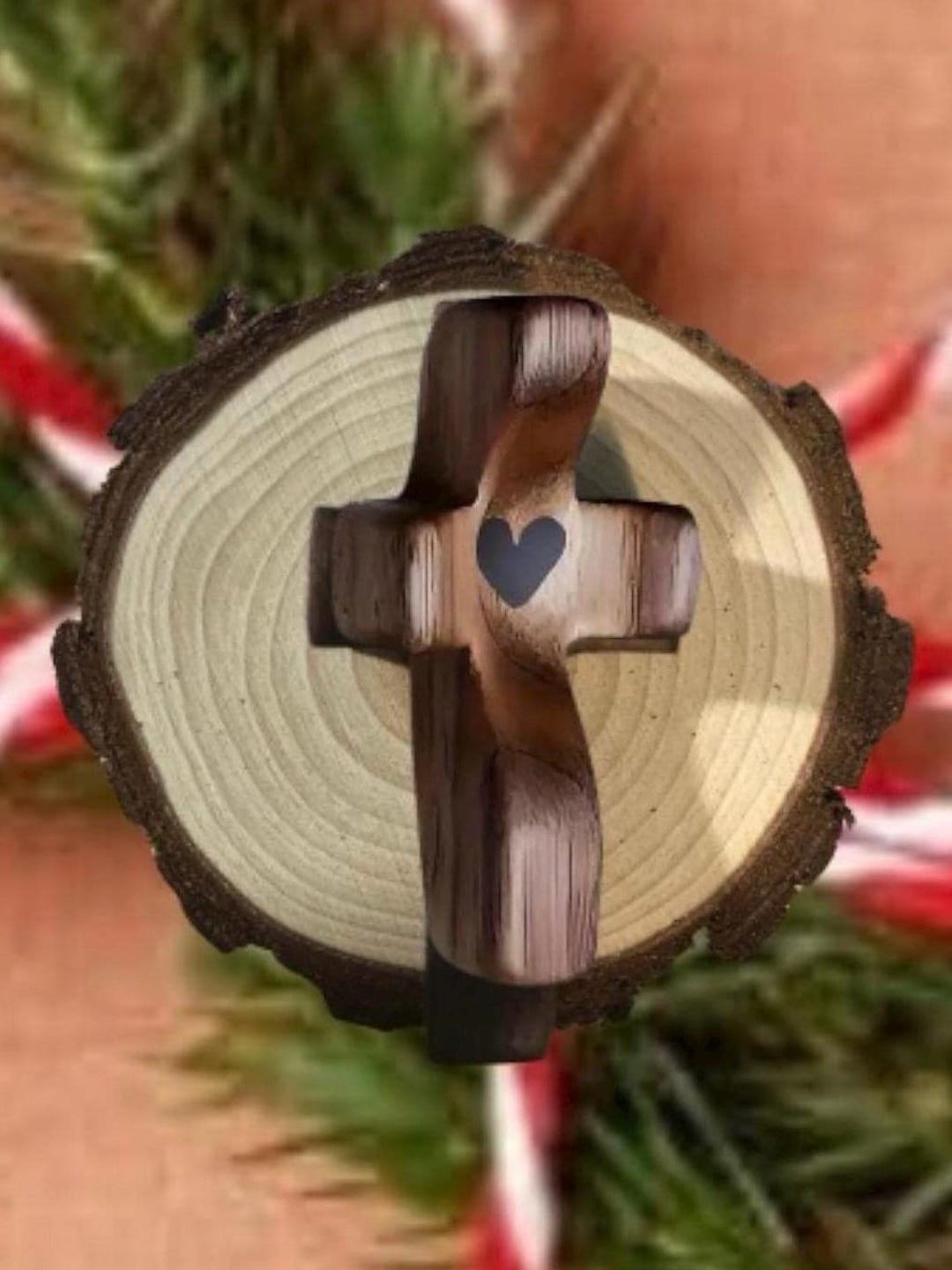 Small Wooden Pocket Cross, Handmade Mini Cross for Comfort & Faith ...