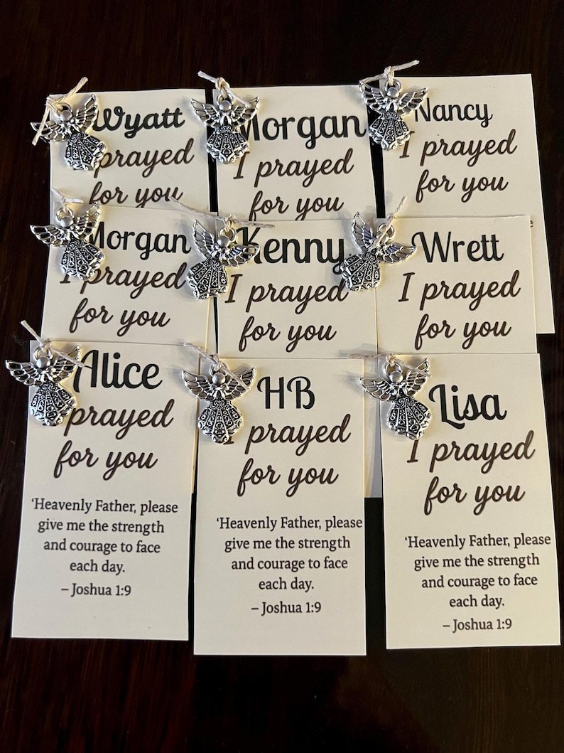 Personalized Prayer Card: Bible Verse, Encouragement Gift - Etsy