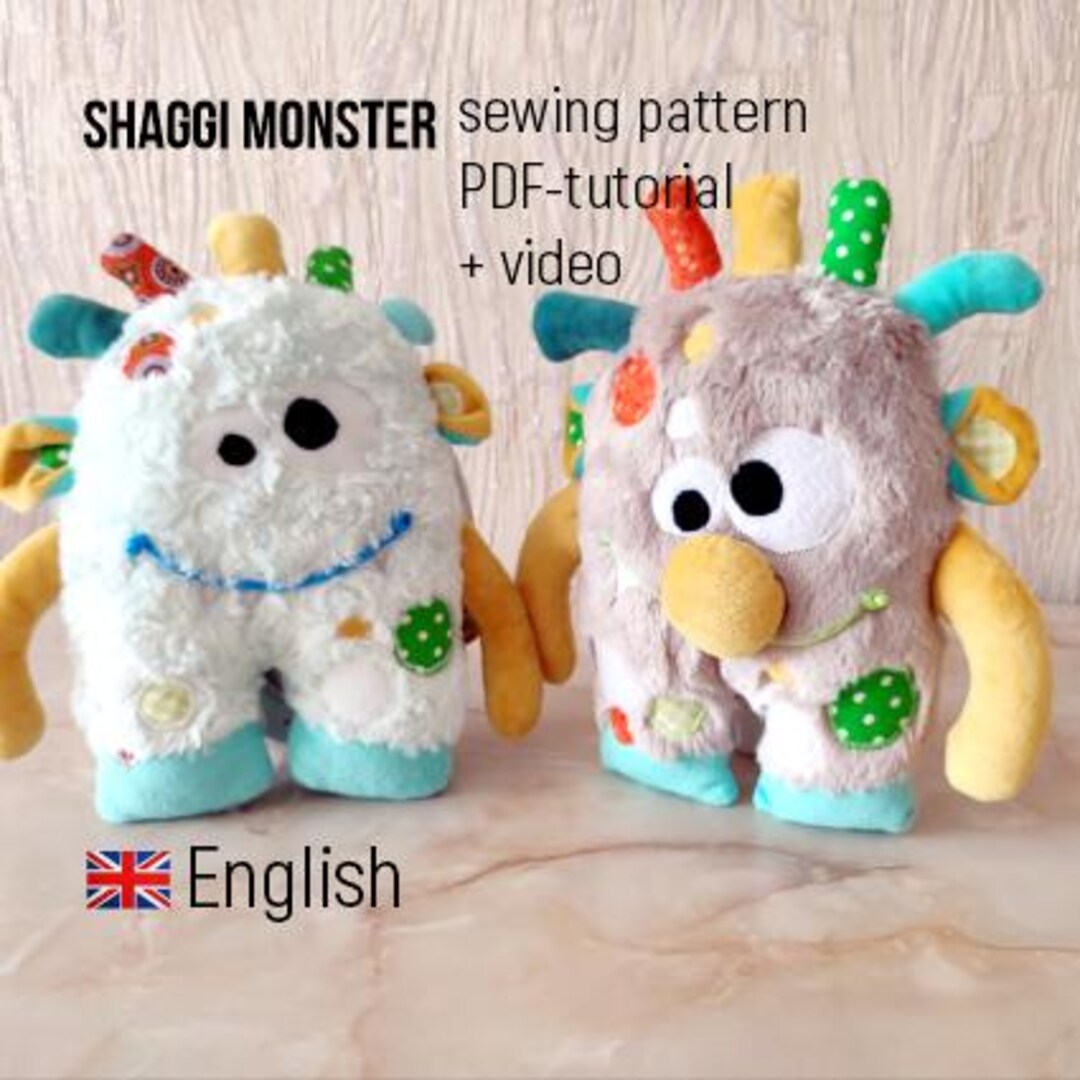 Monster Soft Toy Tutorial | Color Monster Sewing Pattern | DIY ...