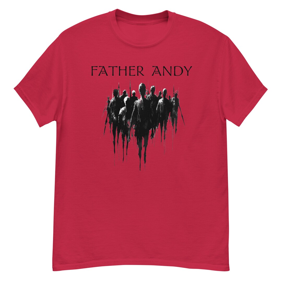 Father Andy - "knives Up" Crimson Shirt. Official Merchandise. - Etsy