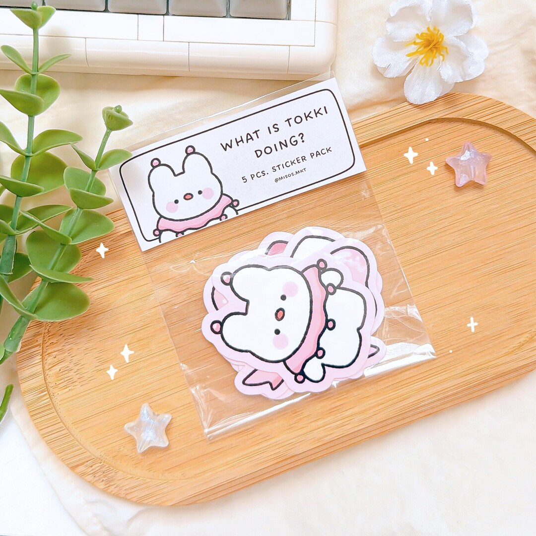 What is Tokki Doing? | Waterproof Glossy Vinyl Sticker Pack ...