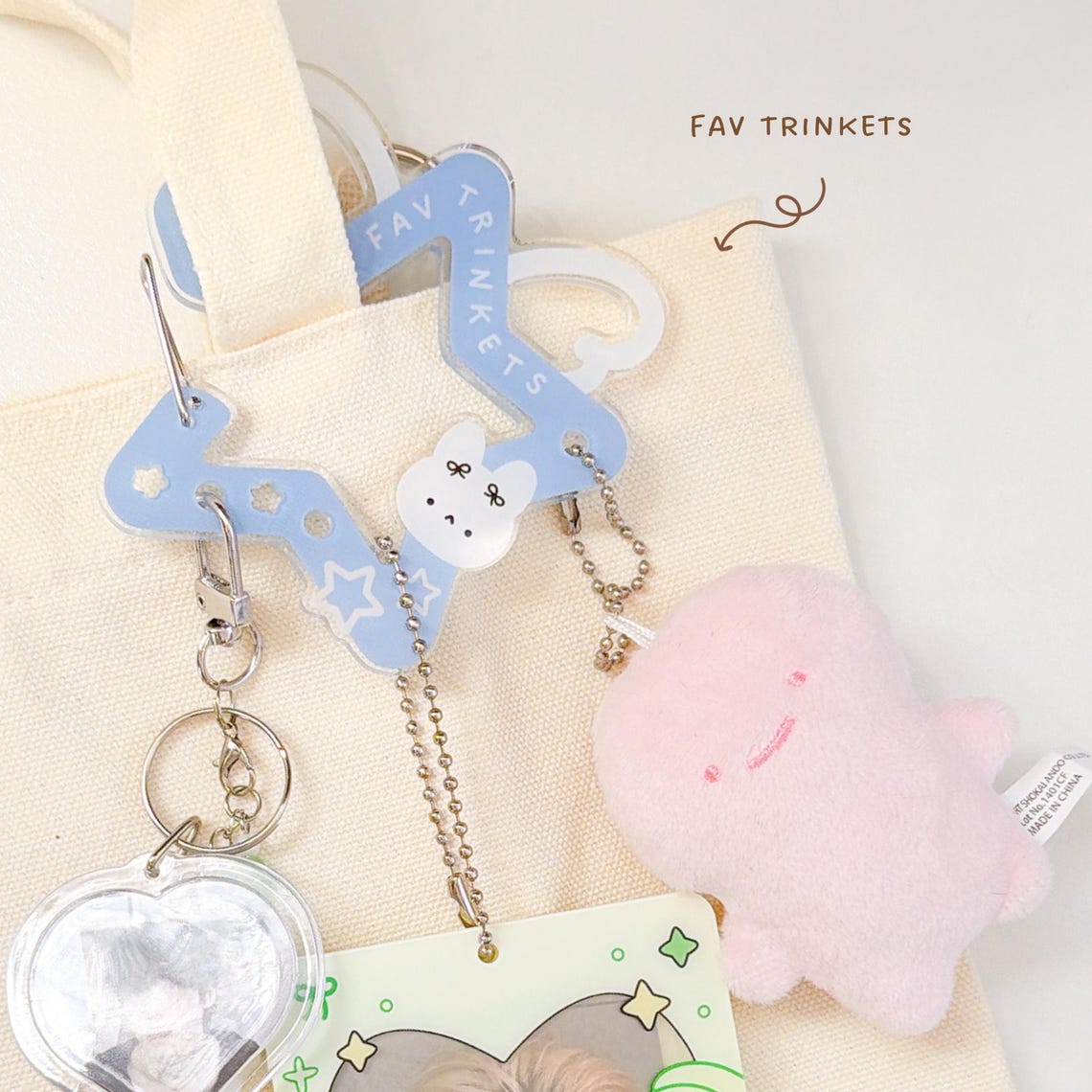 Acrylic Carabiner Keychains | Trinket Holder | Journaling, Planner ...