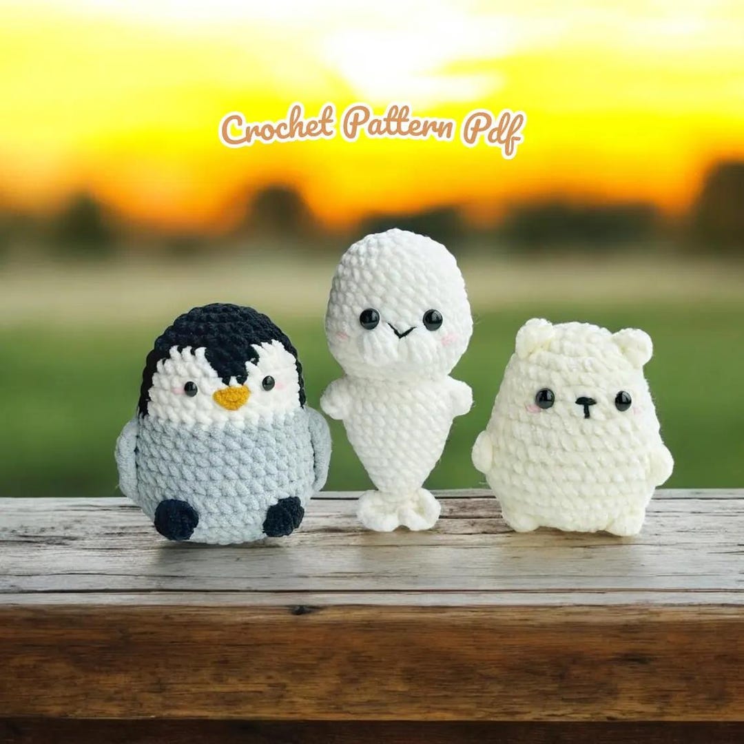 Arctic Animals Crochet Pattern - INSTANT PDF DOWNLOAD - Pattern ...