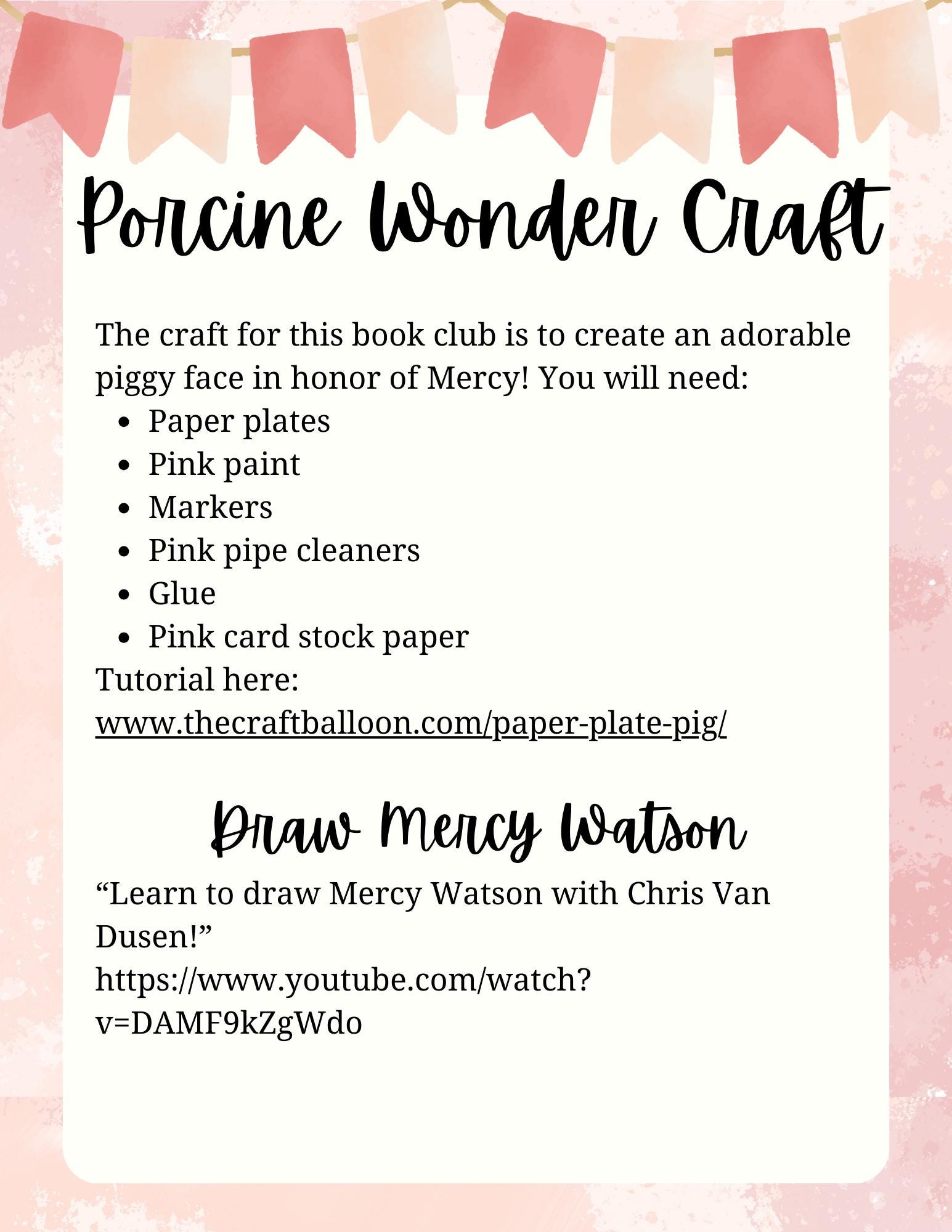 Mercy Watson to the Rescue Book Club Kit for Kids - Etsy