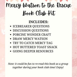 Mercy Watson to the Rescue Book Club Kit for Kids - Etsy