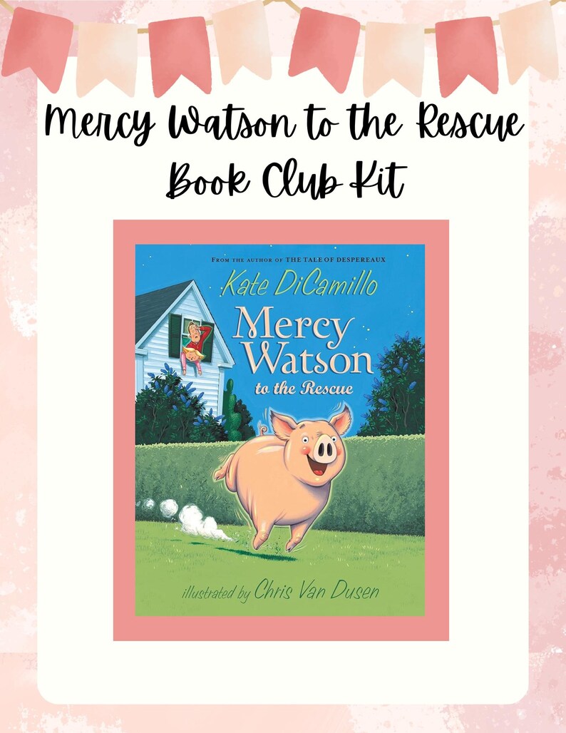 Mercy Watson to the Rescue Book Club Kit for Kids - Etsy