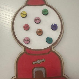 Personalized Teacher Gift - Custom Bubble Gum Machine With Student ...