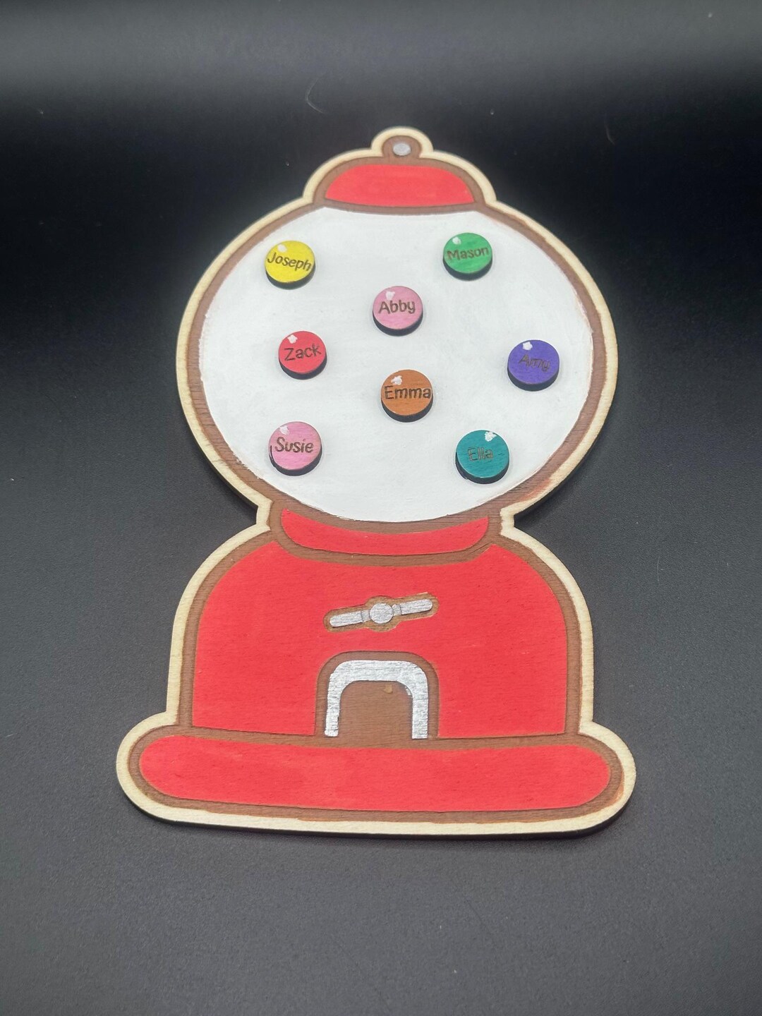 Personalized Teacher Gift - Custom Bubble Gum Machine With Student ...