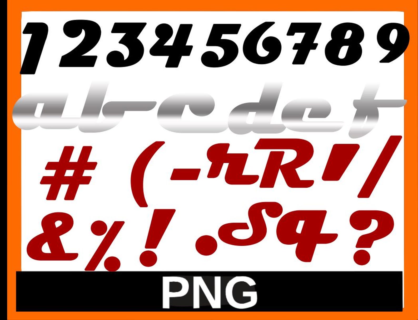 Cars Alphabet PNG Font: Lightning Mcqueen & Tow Mater Metallic Letters ...