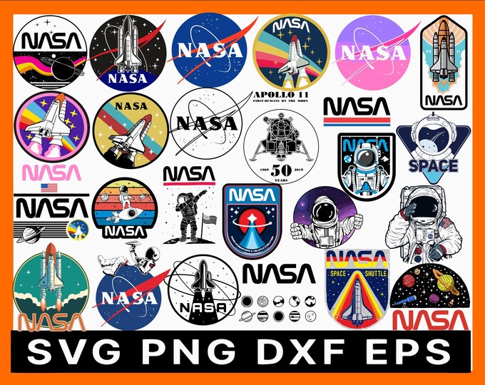 NASA SVG , PNG Instant Download,design - Etsy Canada
