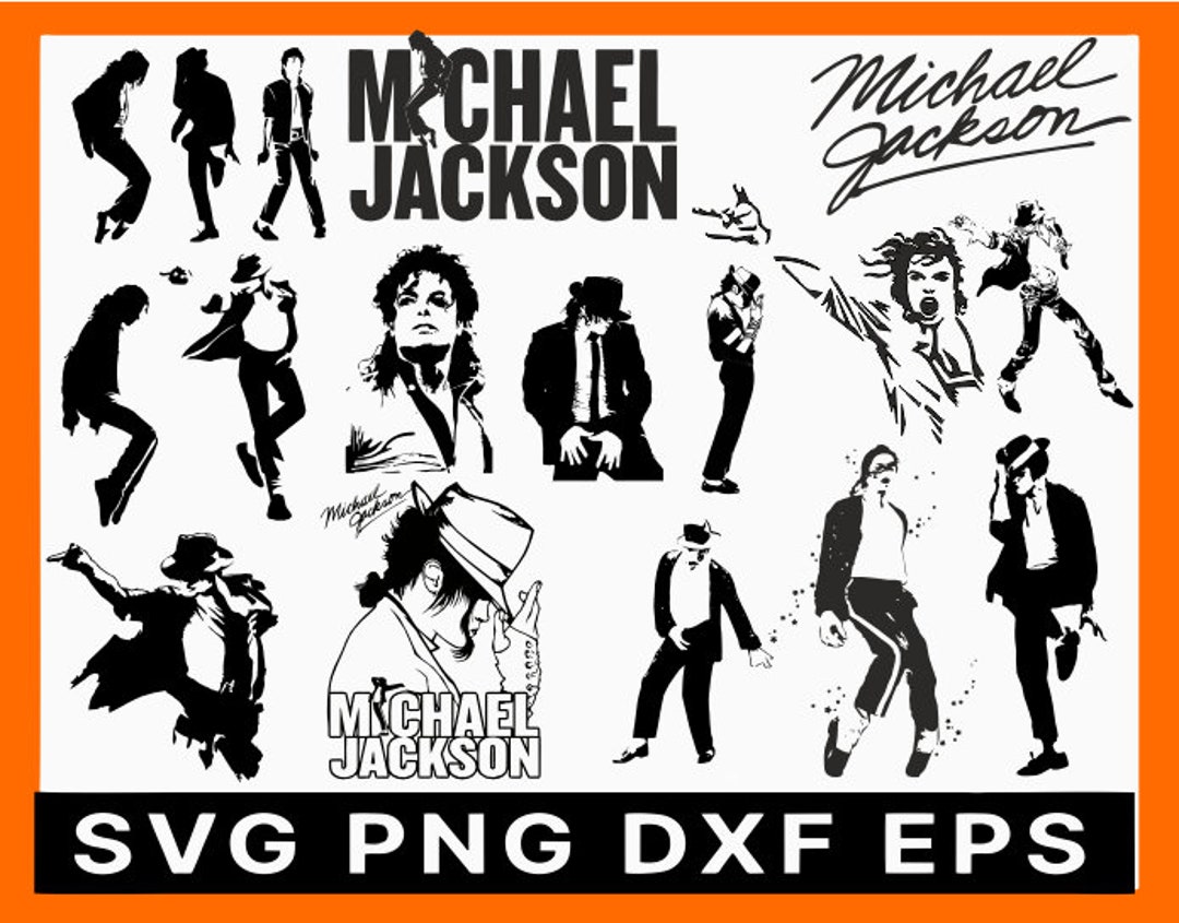 Michael Jackson Svg, Michael Jackson png, Rey del pop svg, High Michael ...