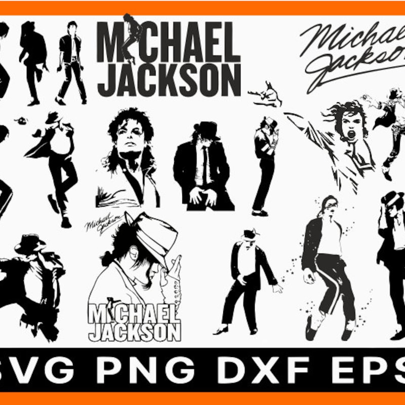 Michael Jackson Svg - Etsy