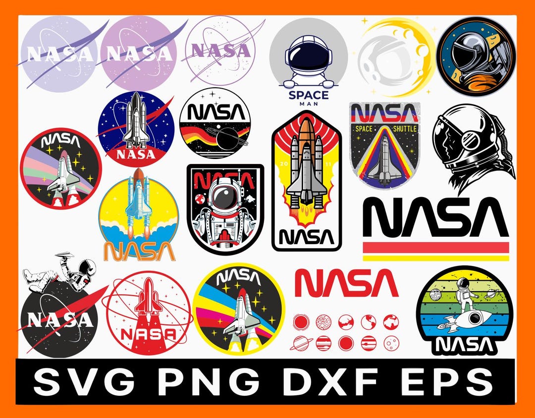 2nd Pack-20 Nasa SVG, Space Svg, Nasa Circle Svg Download, Cosmos Svg ...
