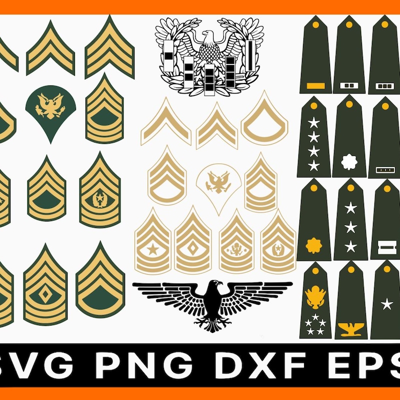 Army Rank Wall - Etsy