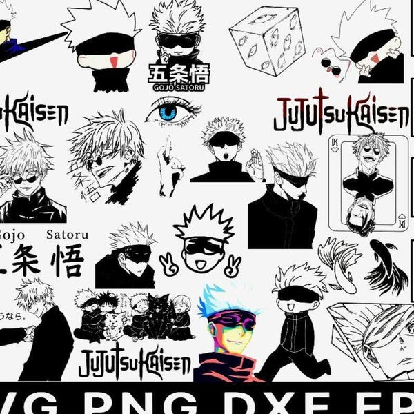 Jujutsu Kaisen Png Gojo - Etsy