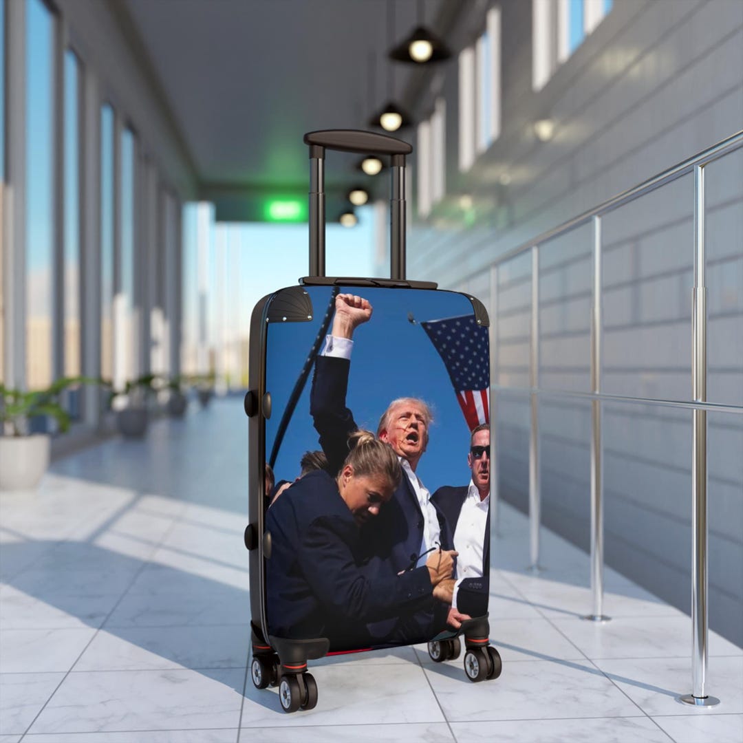 Trump Fist Pump Luggage MAGA Gift, Suitcase, America First Travel ...