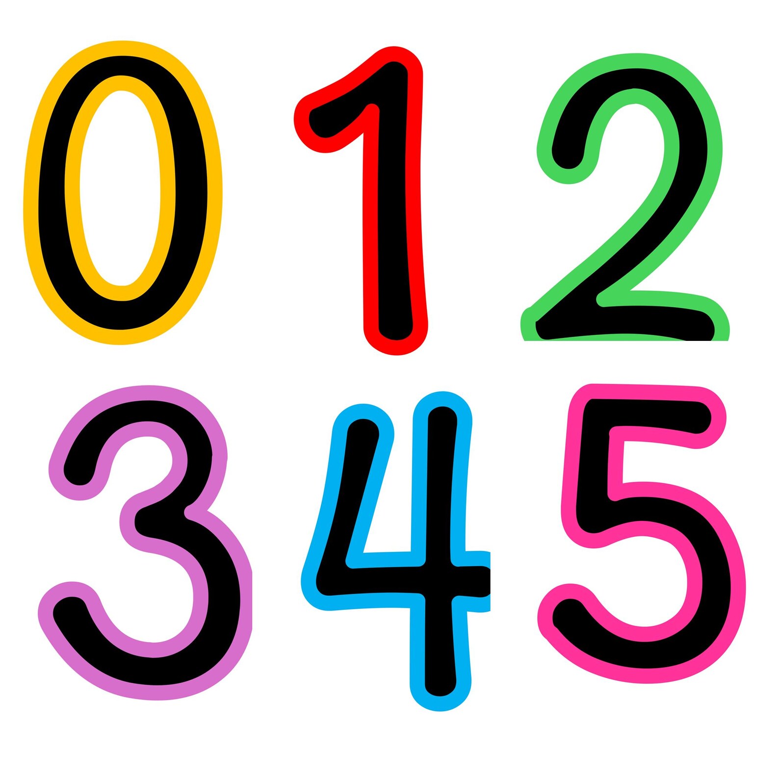 Back to School Bright Bulletin Board Letters for Wall Display ...