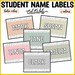 Printable Spotty Name Labels, Back to School Nametags, Boho Spotty ...