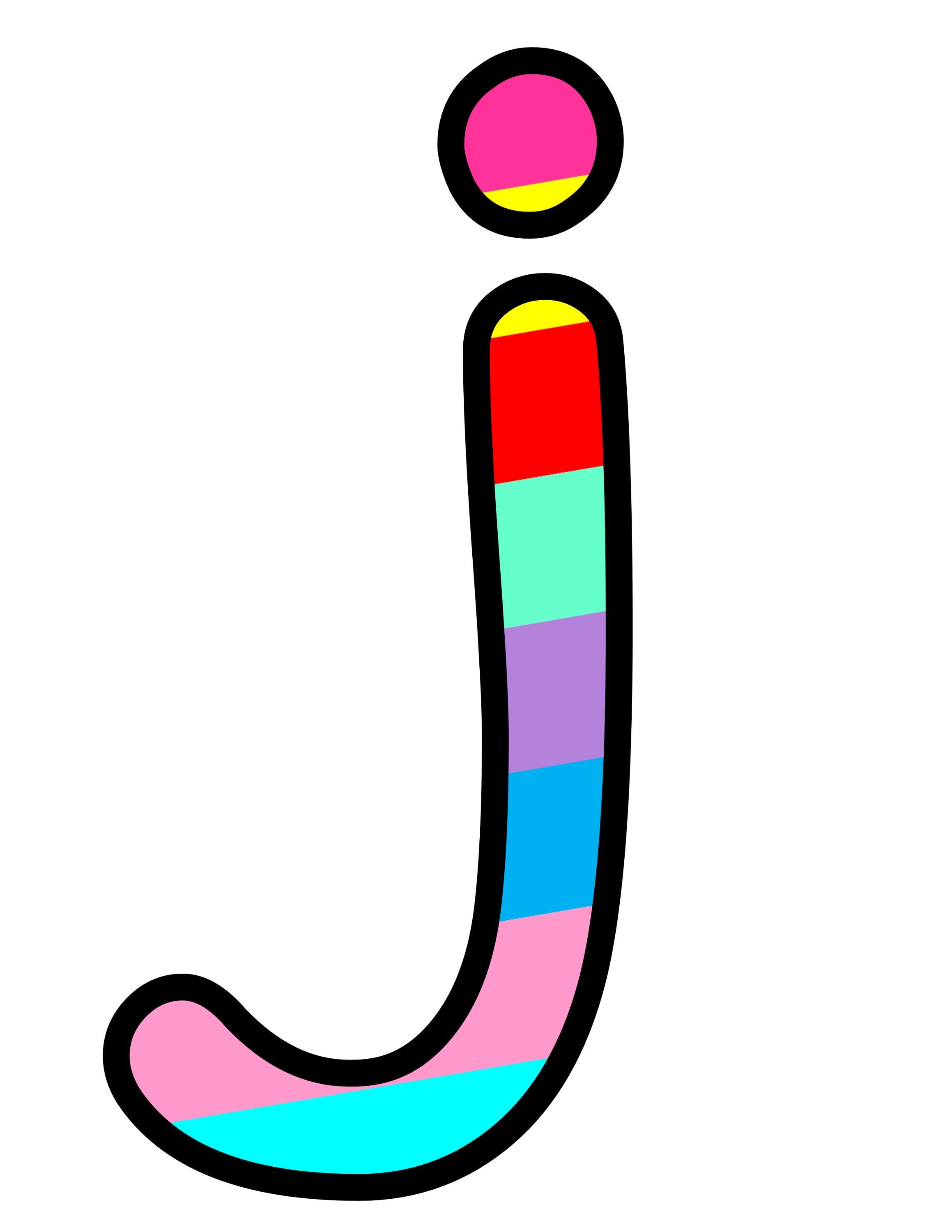 Printable Colorful Bulletin Board Letters for Kindergarten, Large ...