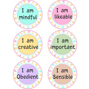 Back to School Printable Pastel Polka Dots Classroom Decor Bundle Pack ...