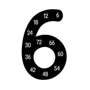 Printable Black and White Skip Counting Wall Display, Back to School ...