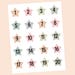 Printable Back to School Boho Neutral Small Stars Number Labels ...