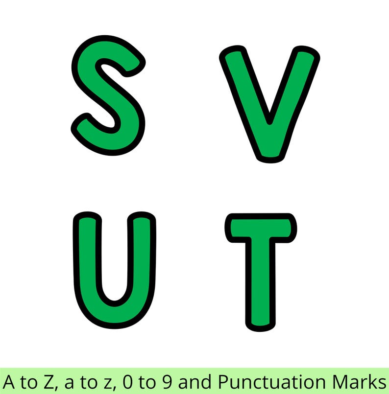 Printable Autumn Letters, Printable Bulletin Board Letters Bundle Pack ...