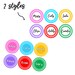 Back to School Number Tags, Printable Bright Colors Round Student Name ...
