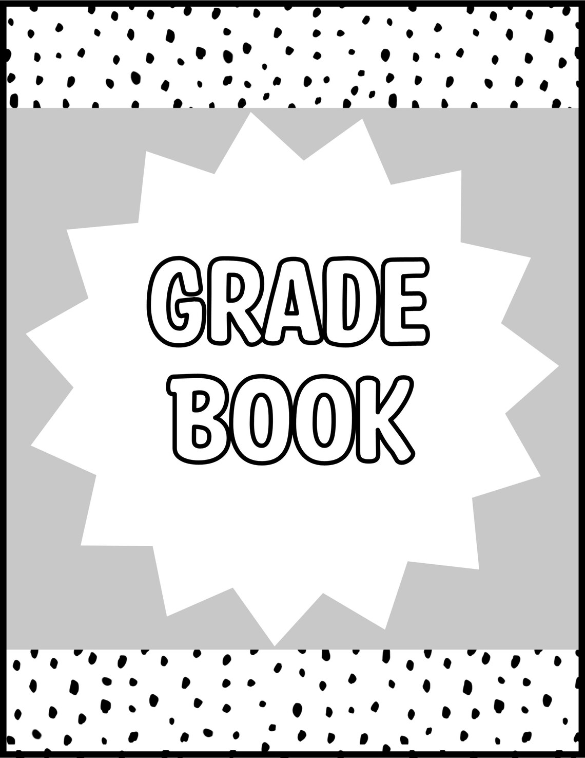 Printable Boho Neutral Spotty Binder Covers and Spines, Editable Binder ...