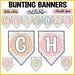 Printable Boho Neutral Spotty Bunting Banners, Editable Back to School ...