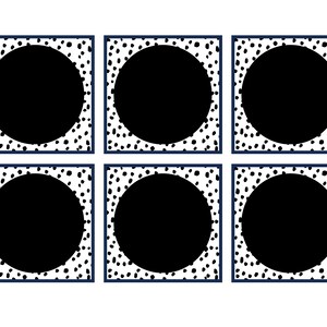 Printable Black and White Number Labels, Classroom Calendar Numbers ...